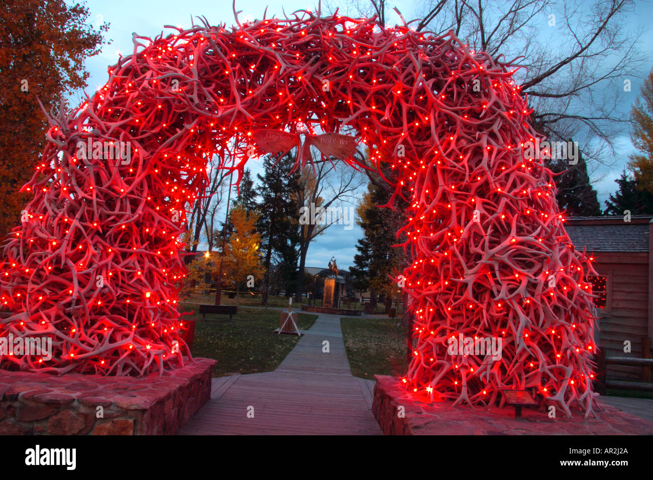 Elk horn arch hi-res stock photography and images - Alamy