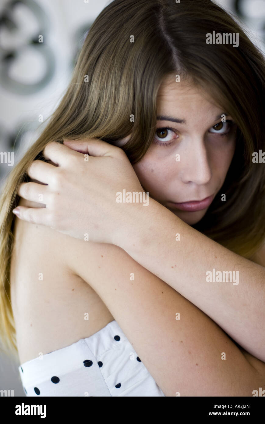 Fearful person hi-res stock photography and images - Alamy