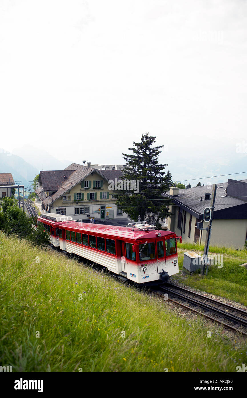 Mt rigi and train hi-res stock photography and images - Alamy