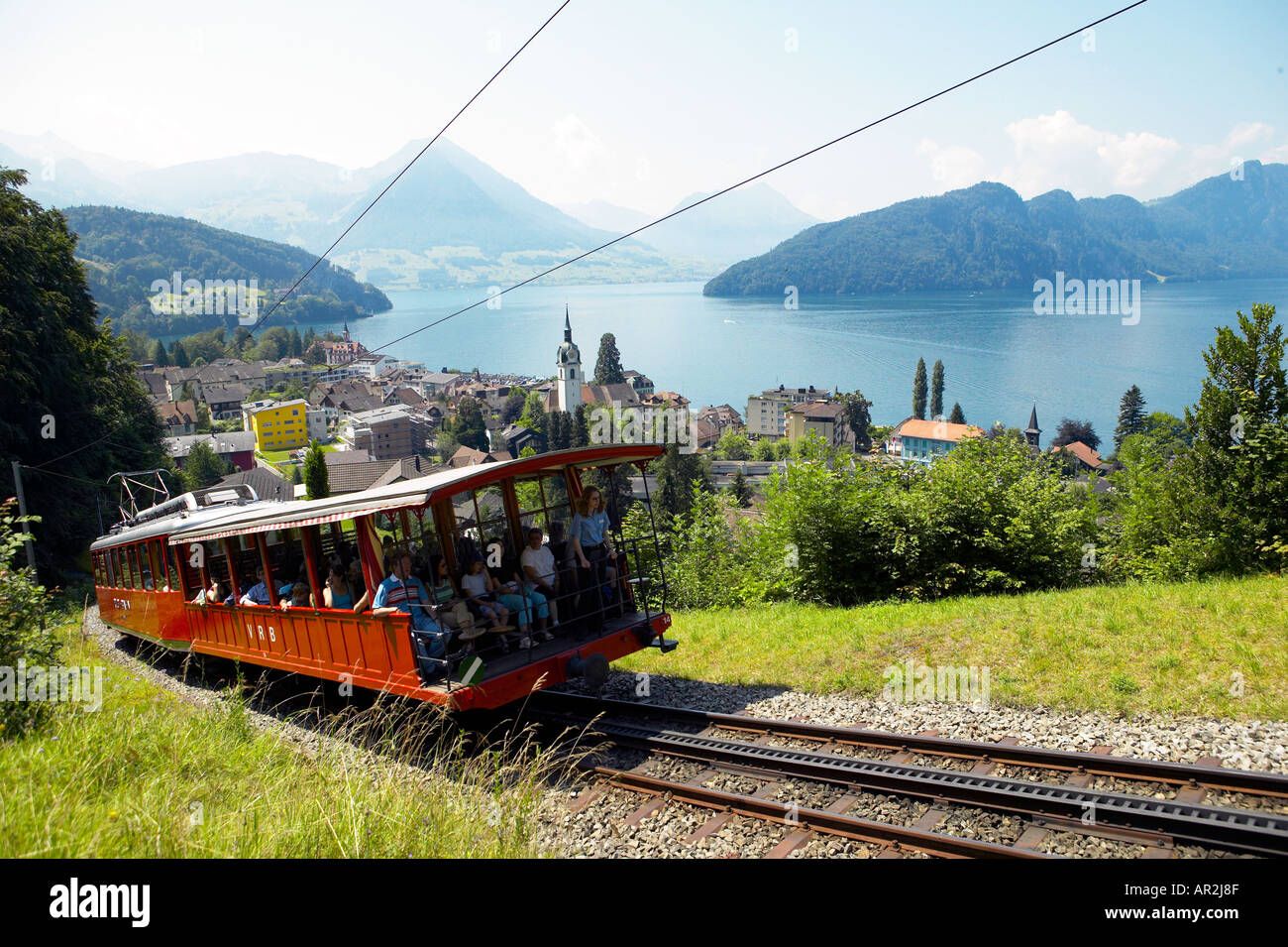 Mt rigi and train hi-res stock photography and images - Alamy