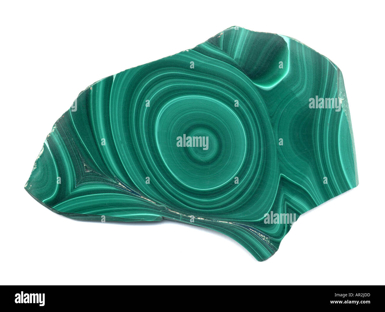 polished slab of malachite Stock Photo - Alamy