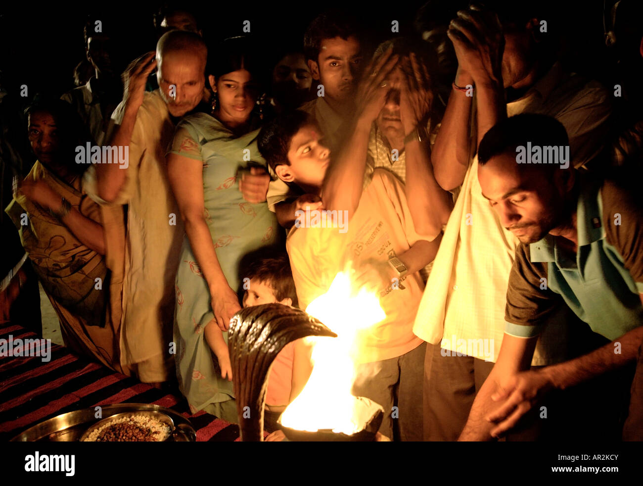 Ganga aarti assi ghat hi-res stock photography and images - Alamy