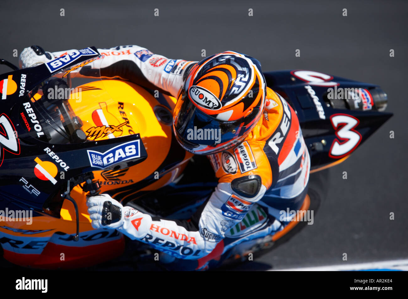 Max Biaggi Italy Repsol Honda 2005 Polini Australian Grand Prix Phillip ...