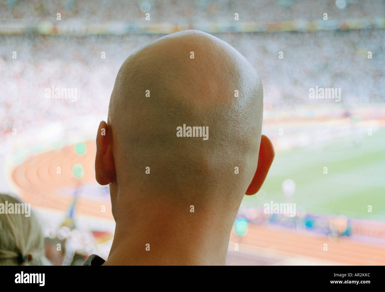 Man watching soccer in stadium hi-res stock photography and images - Alamy