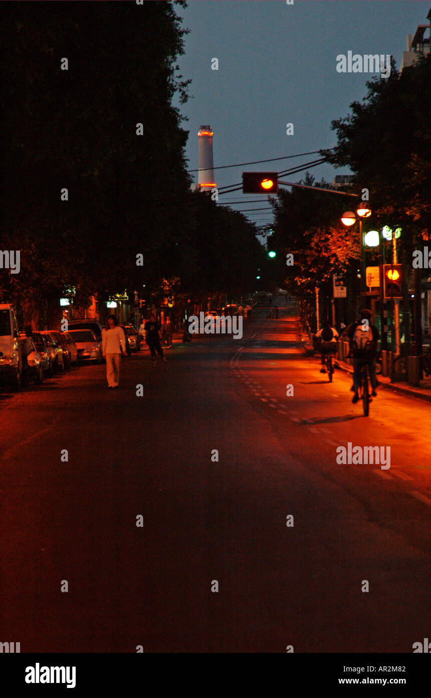 Tel Aviv Dizengoff Street on Yom Kipur Stock Photo - Alamy
