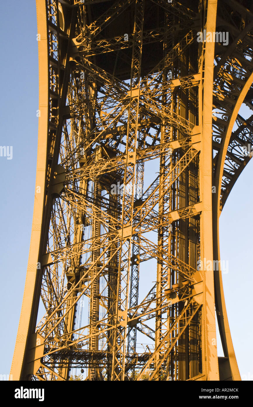 steel construction, France, Eiffelturm, Paris Stock Photo - Alamy