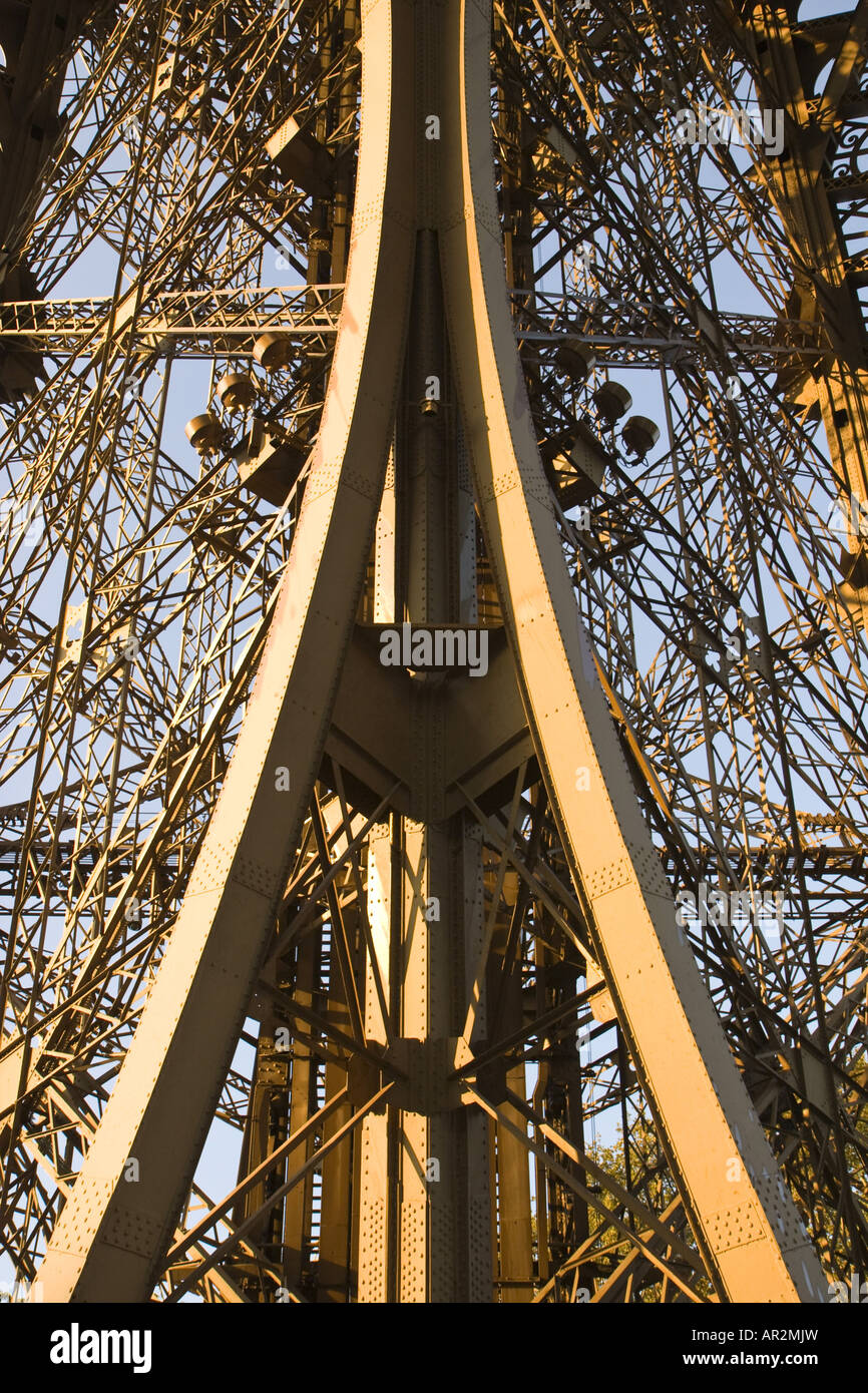 steel construction, France, Eiffelturm, Paris Stock Photo - Alamy