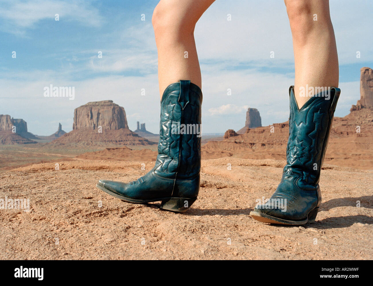 Woman in boots boot hi-res stock photography and images - Alamy