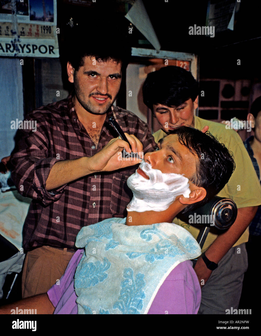 Istanbul barber shop hi-res stock photography and images - Alamy