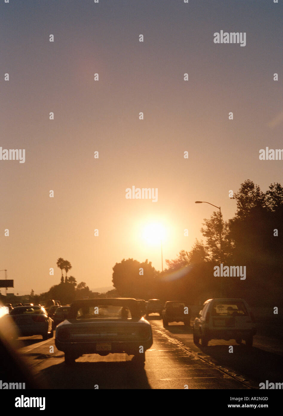 Silhouette shadow car driving on hi-res stock photography and images ...
