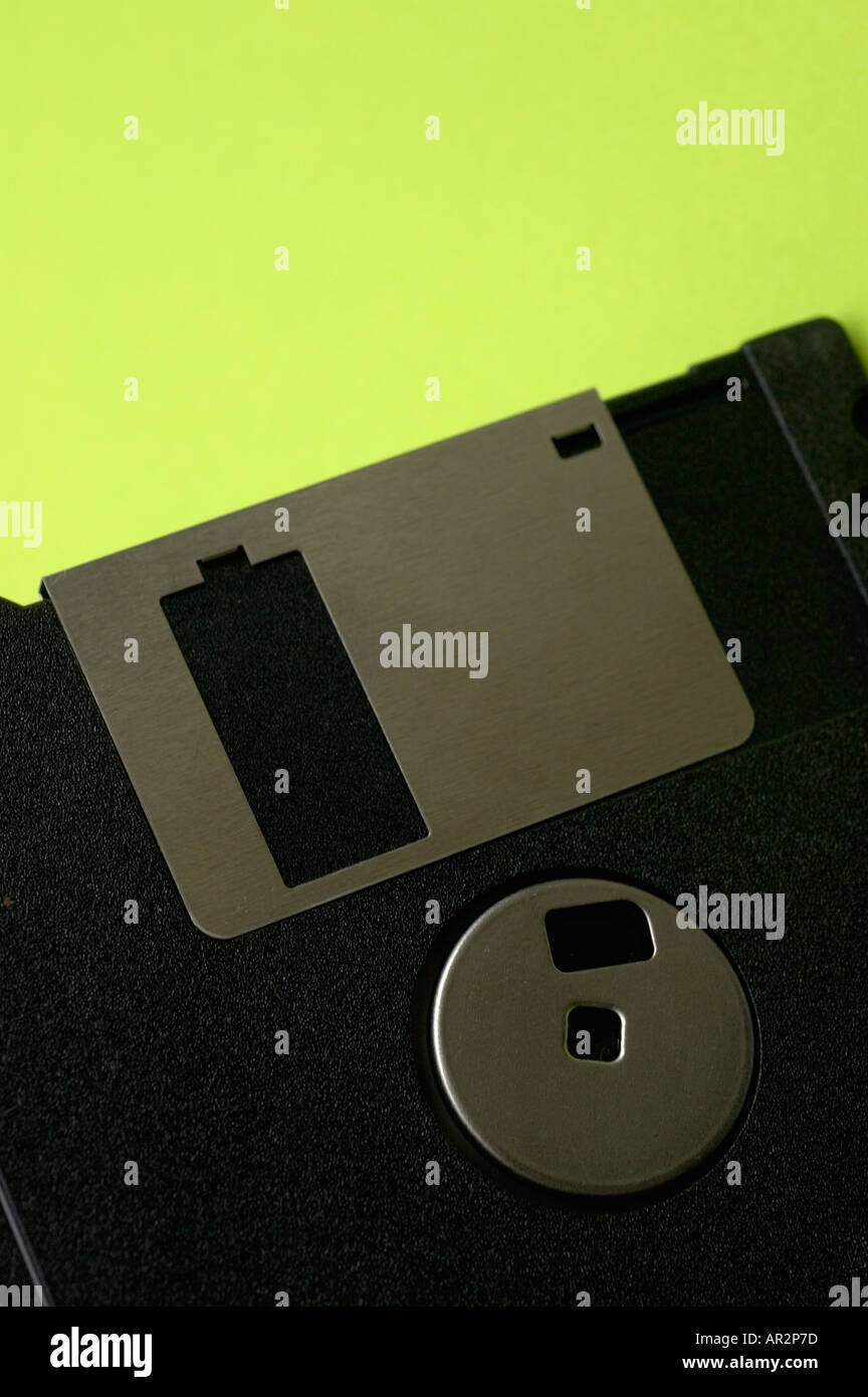 back of a 3.5" data disc Stock Photo - Alamy