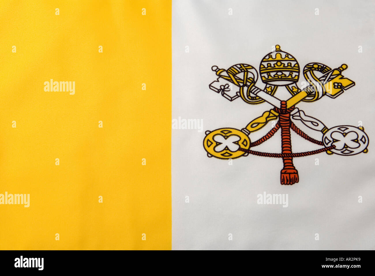 Flag of the Vatican Stock Photo - Alamy