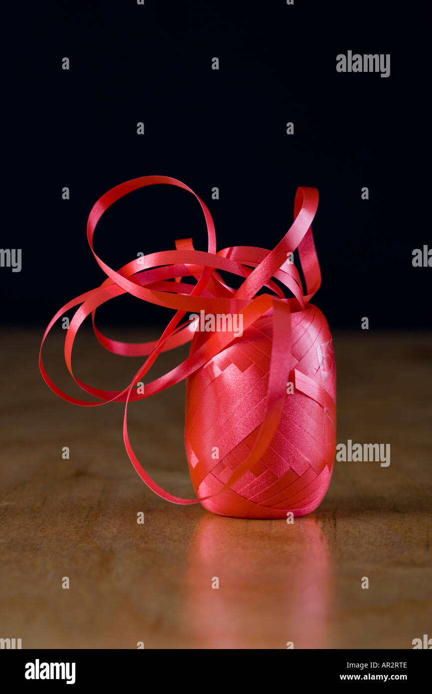 Tangled red ribbon hi-res stock photography and images - Alamy