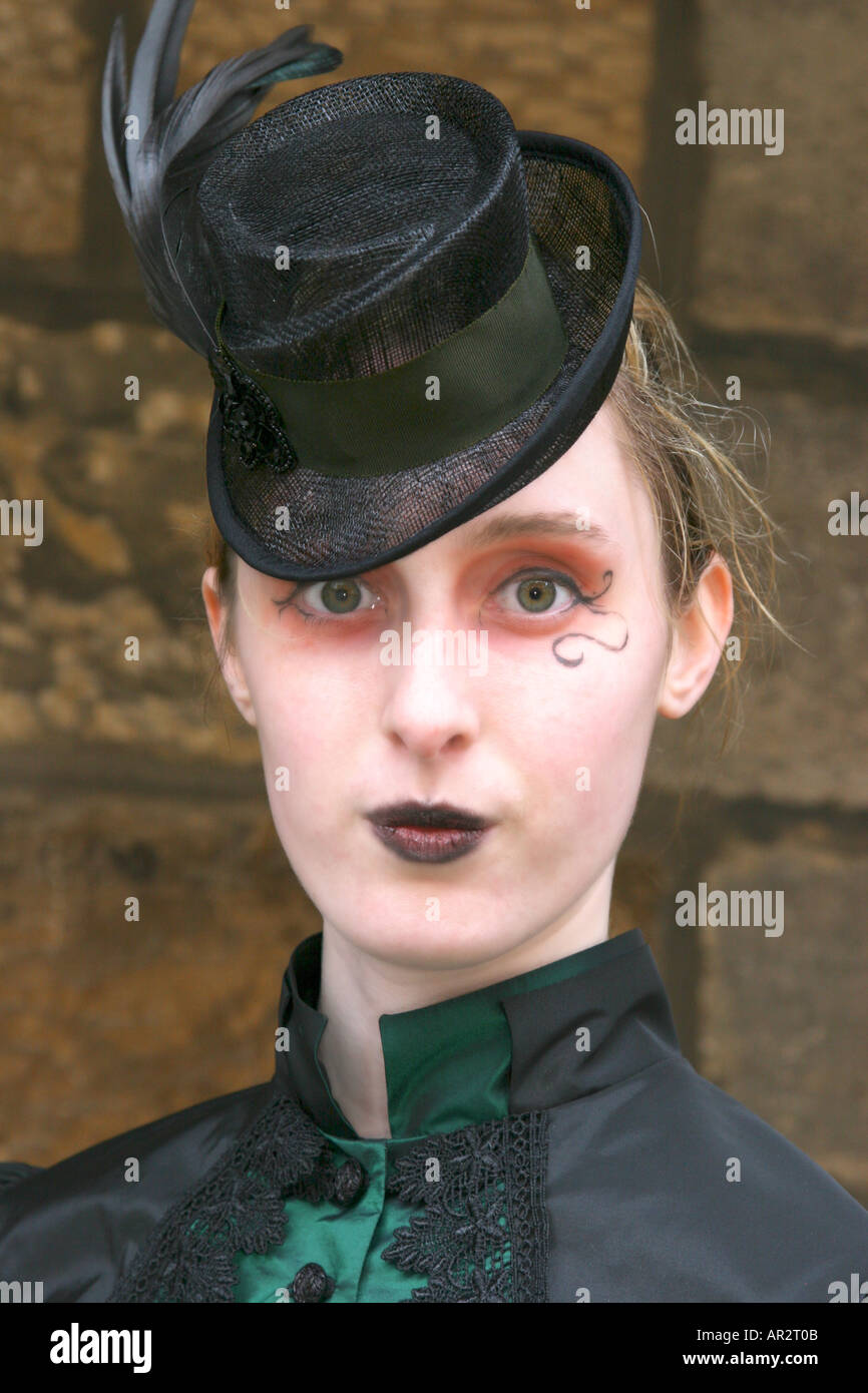 Goth at the Octber 2005 Whitby Goth weekend North Yorkshire England ...