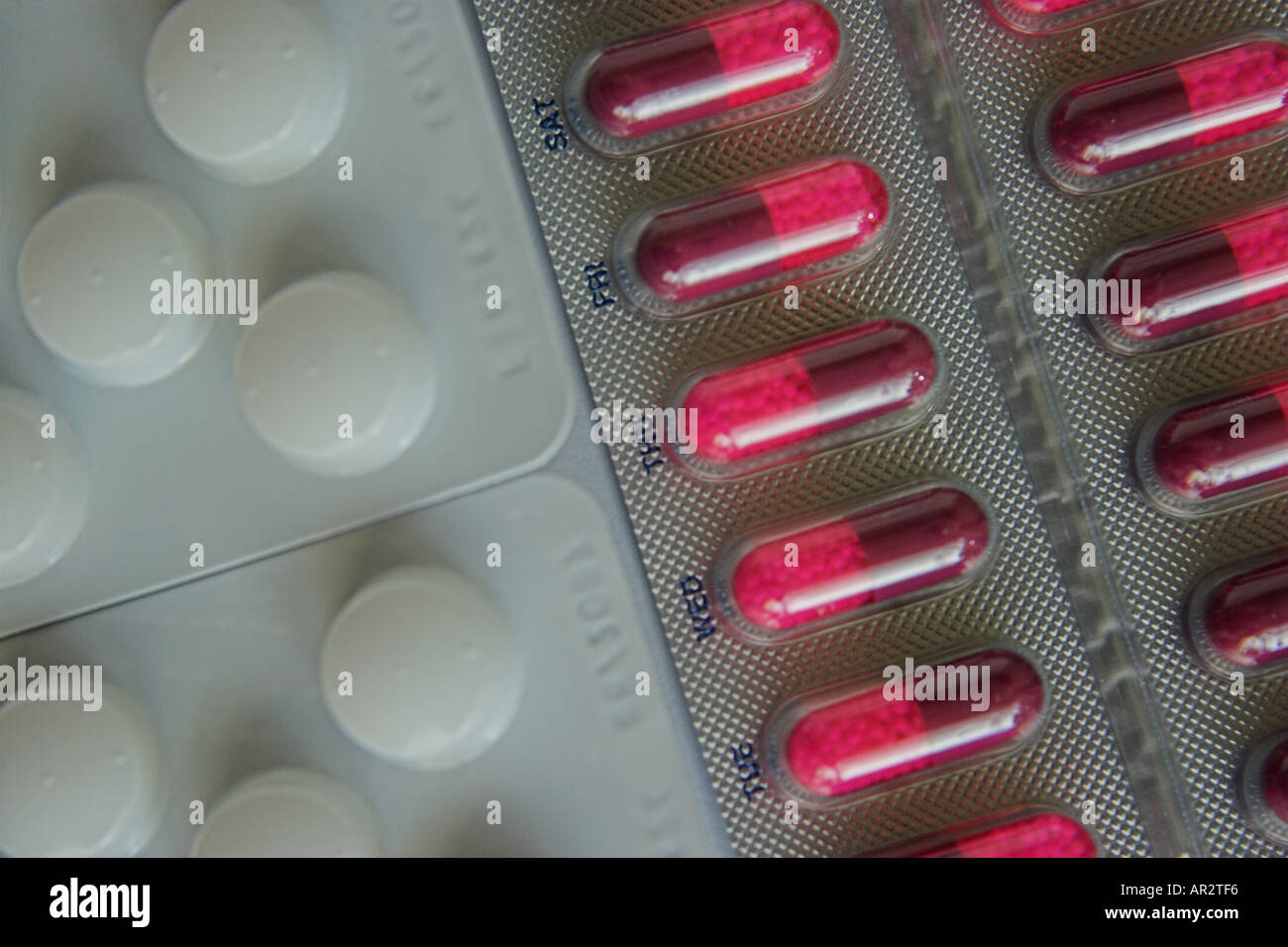 Concept image of medicinal tablets / pills/ capsules Stock Photo - Alamy