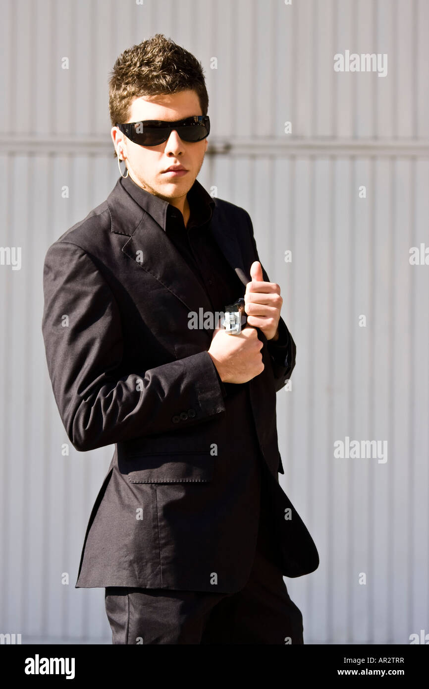 Fbi agent listening hi-res stock photography and images - Alamy