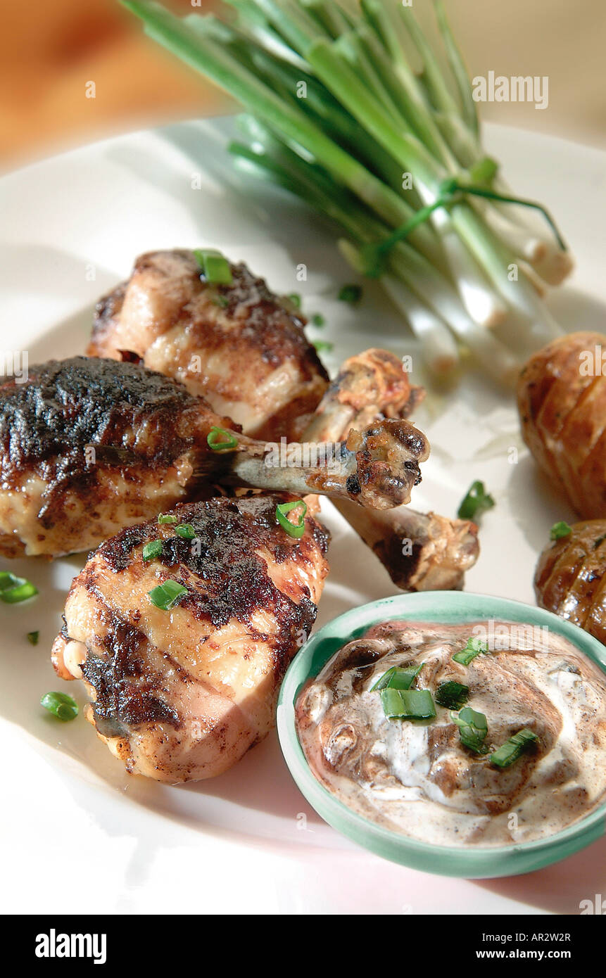 Hot and fiery chicken hi-res stock photography and images - Alamy