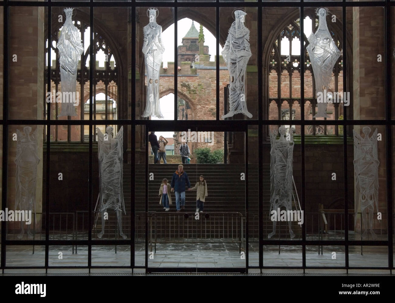 England Coventry Cathedral West Screen High Resolution Stock ...