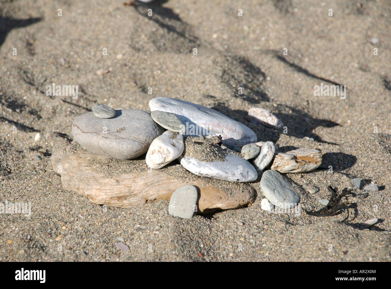 Pebble and sand mixed beach hi-res stock photography and images - Alamy