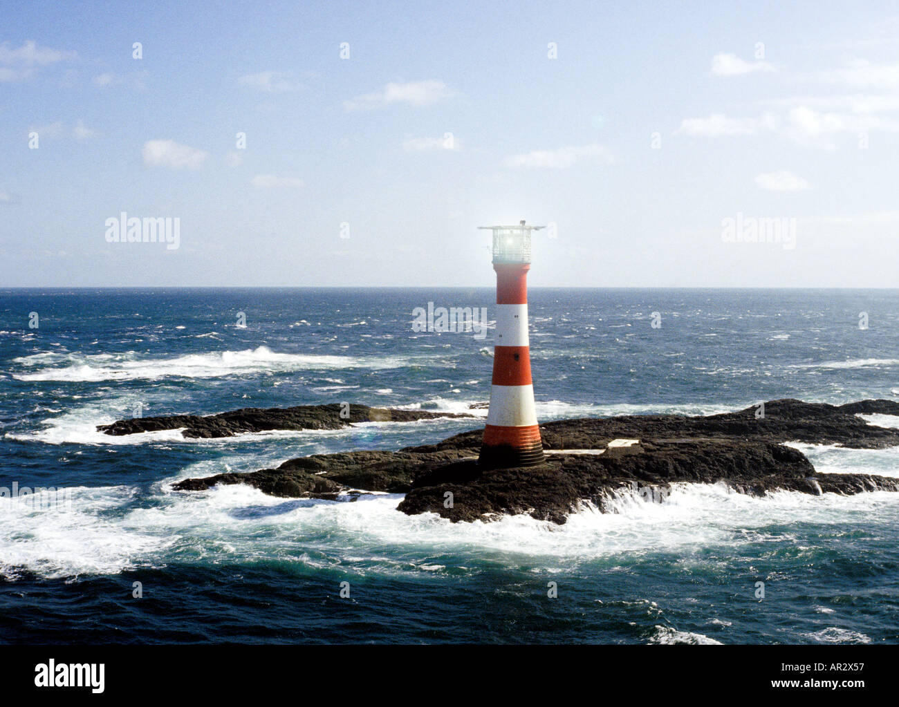 The Smalls lighthouse St Georges Channel Pembrokeshire Wales UK Stock ...