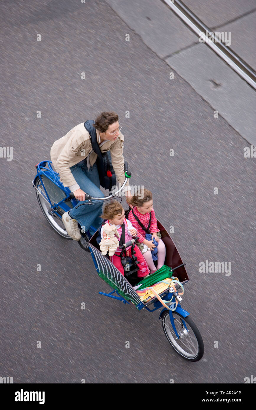 Cargo bike child transport hi-res stock photography and images - Alamy