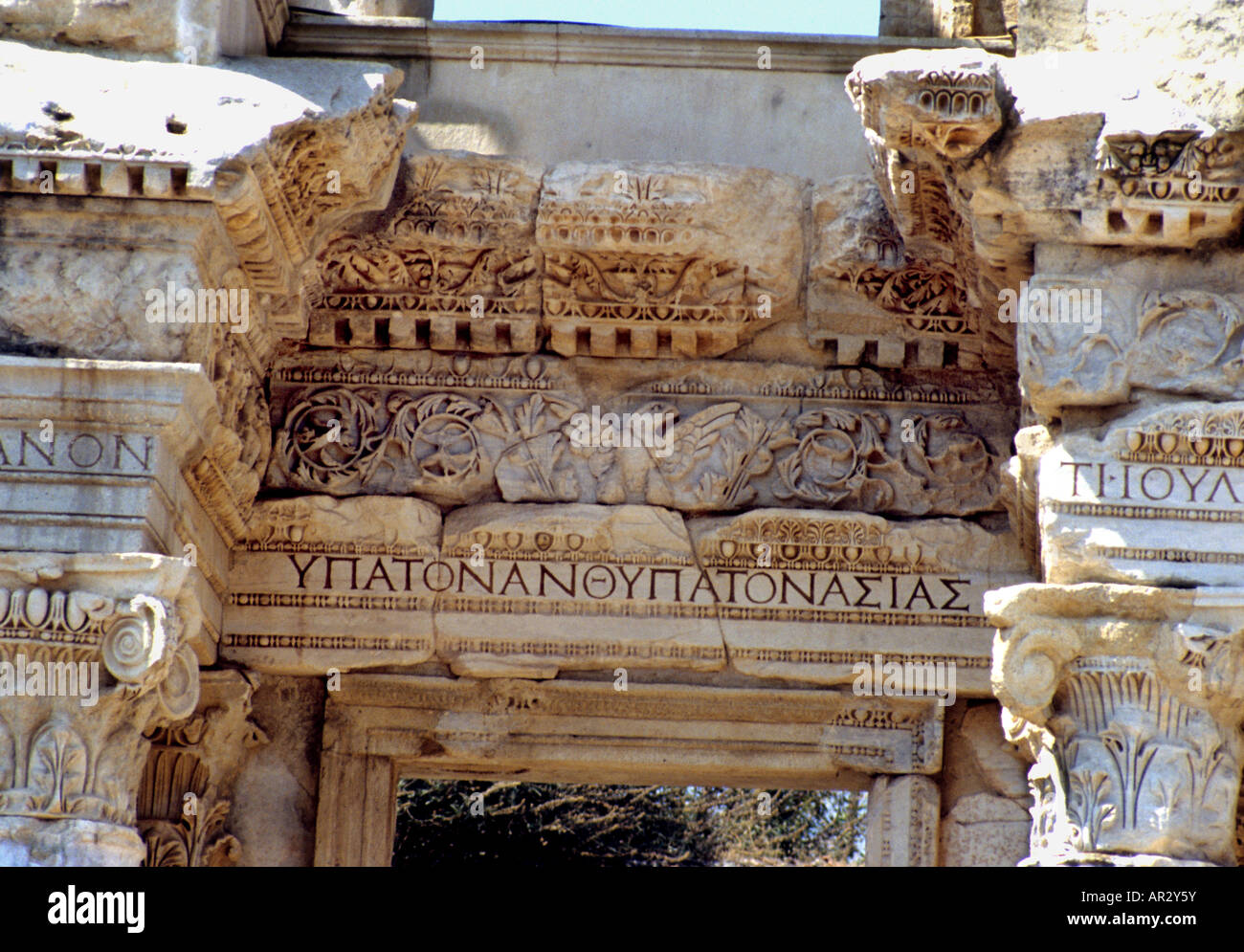 Greek Ephesus Celsus Library Roman Republic, Ephesus was the capital of ...