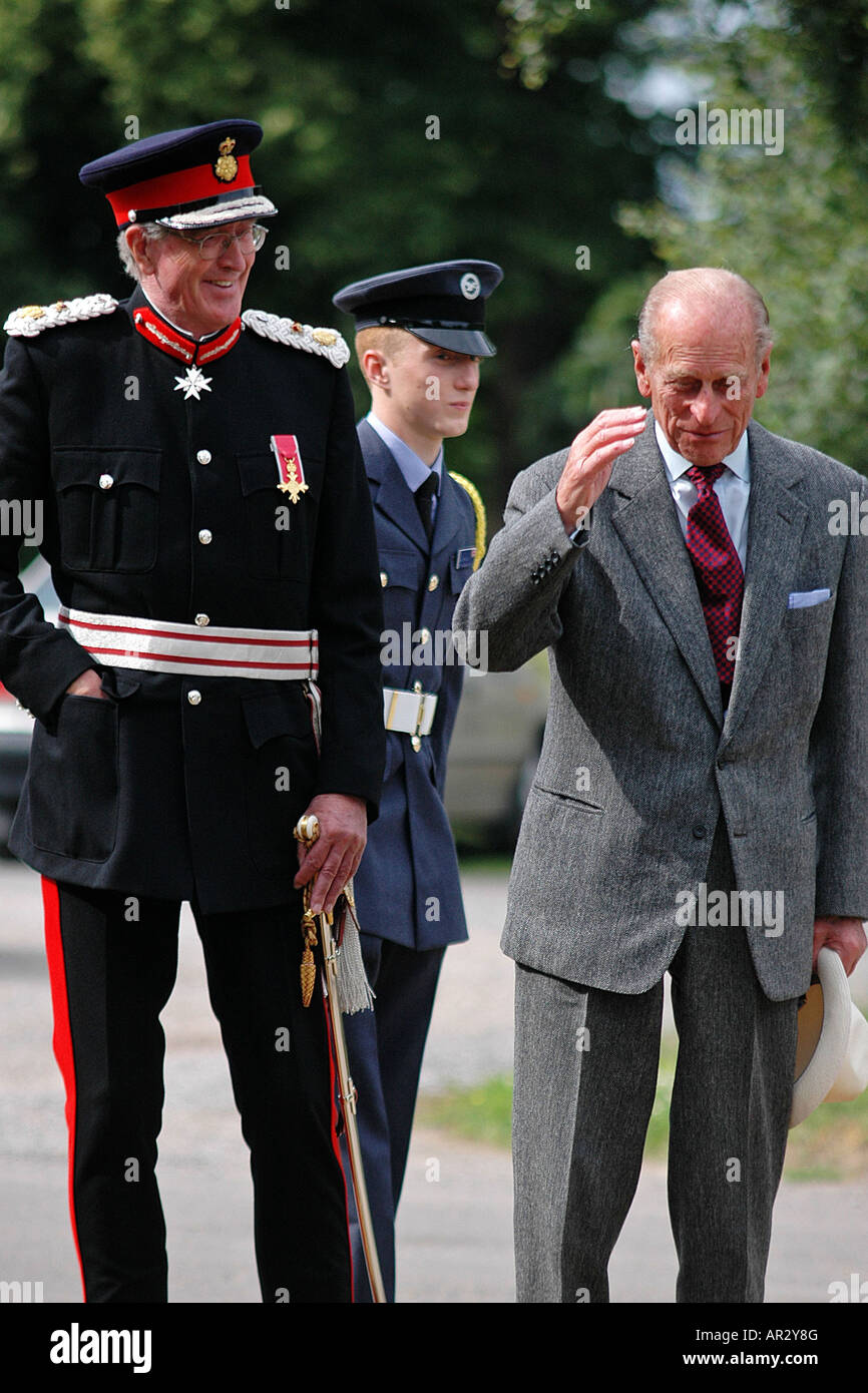 visit of the duke of edinburgh to lackham college to celebrate 50 years ...