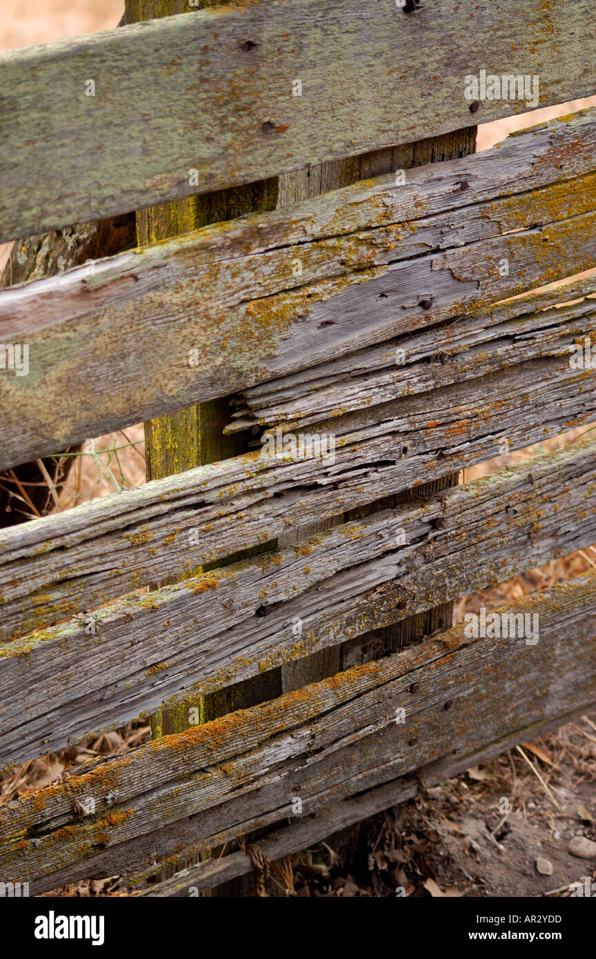 Old Wooden Fence Stock Photo - Alamy