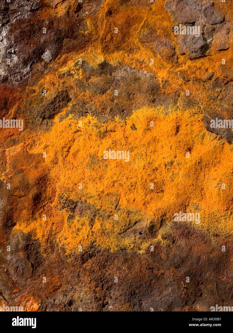 Close up of rusting iron plate Stock Photo - Alamy