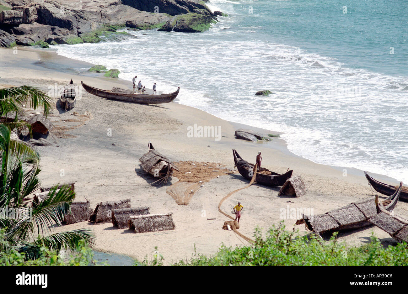 Kerala coastal village hi-res stock photography and images - Alamy