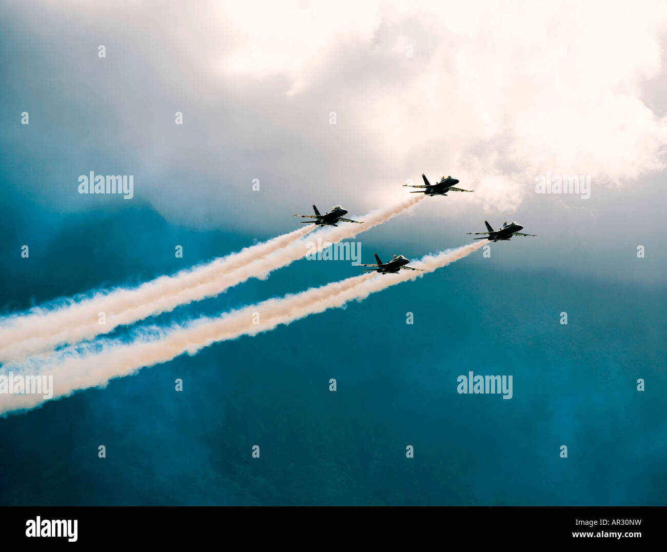blue angels at mcbh hawaii 10 14 07 Stock Photo - Alamy