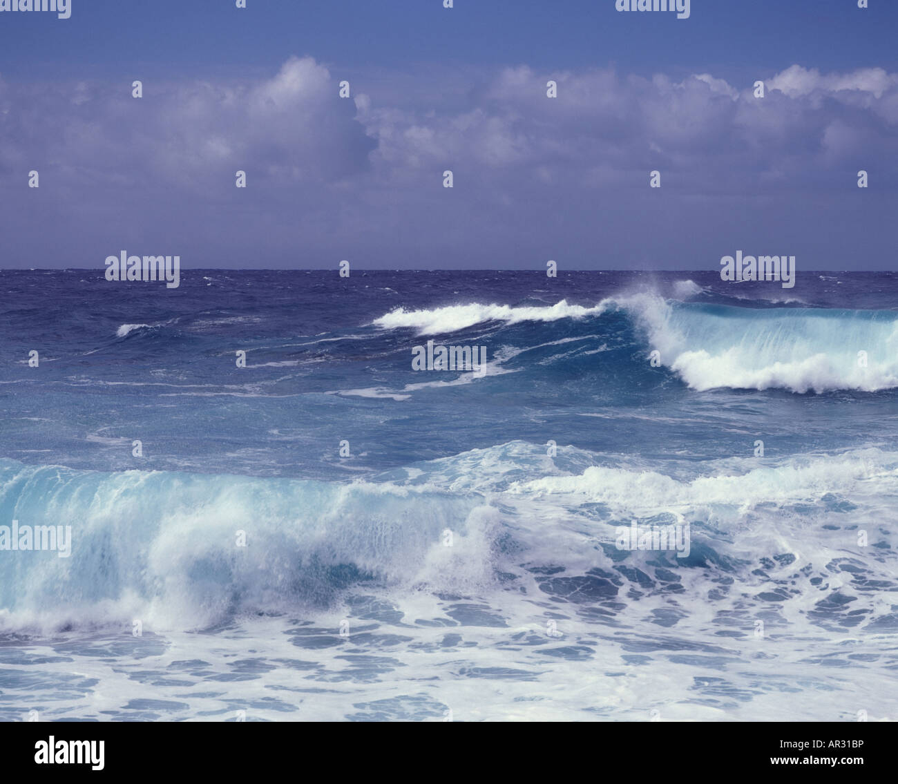 Pacific Ocean surf, Keokea Beach Park, North Kohala, Hawaii USA Stock ...