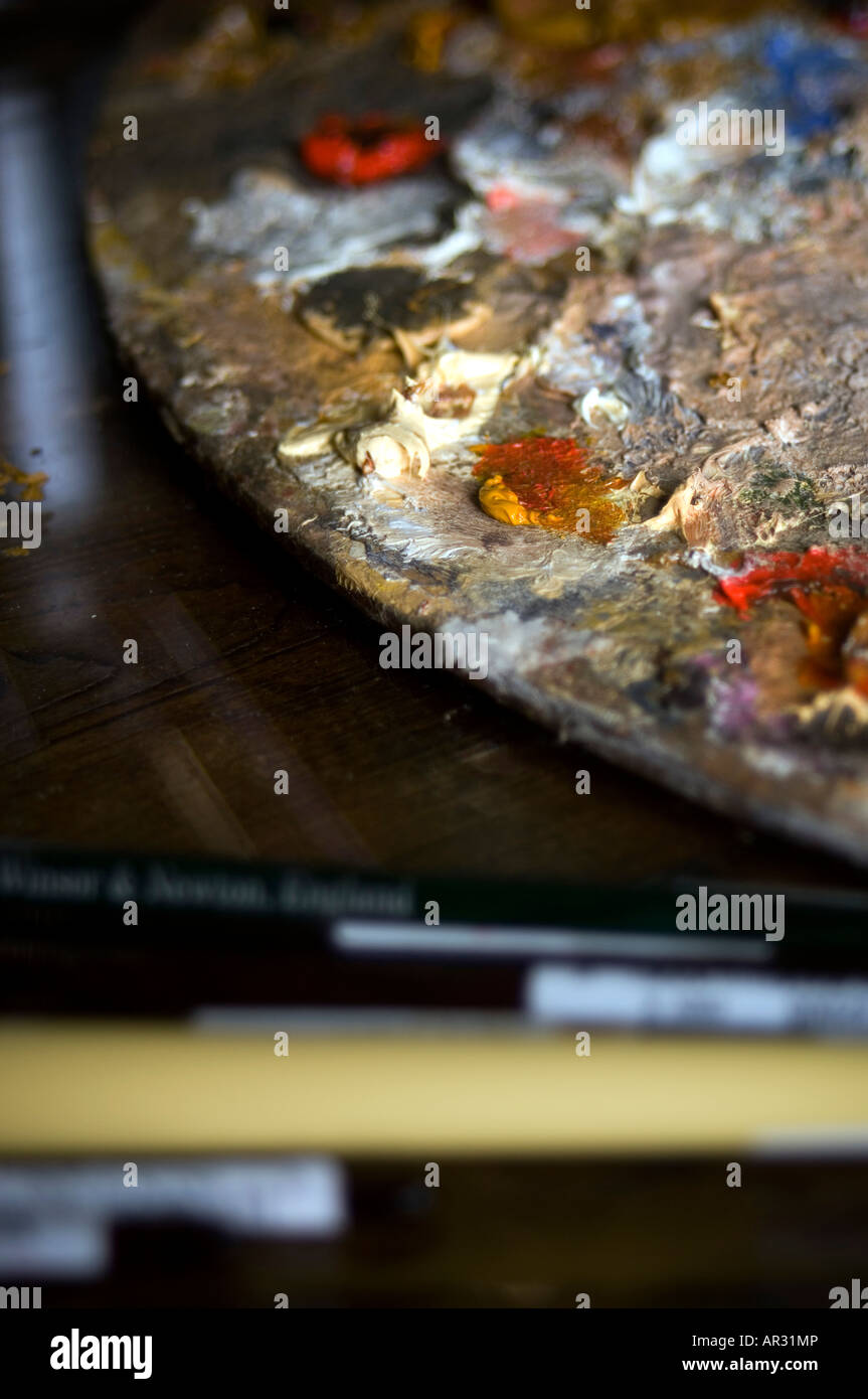 Artists pallette hi-res stock photography and images - Alamy