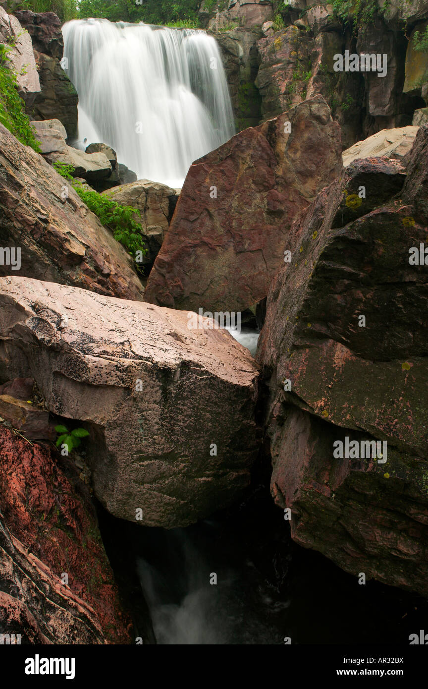 Winnewissa falls pipestone national monument hi-res stock photography ...