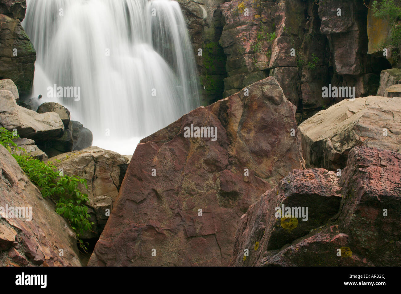Winnewissa Falls, Pipestone National Monument, Minnesota USA Stock ...
