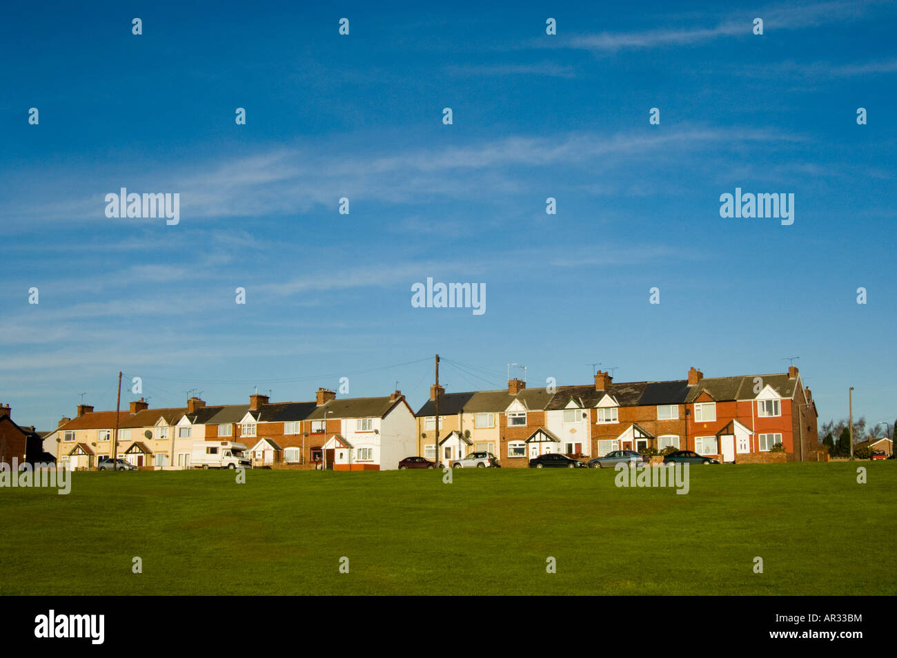 Row of Terraced Houses Maltby South Yorkshire Stock Photo - Alamy