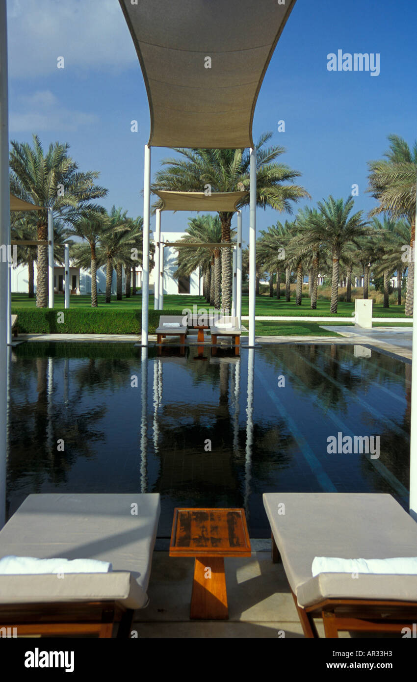 Serai Pool, The Chedi Hotel, Muscat Sultanat Oman Stock Photo - Alamy