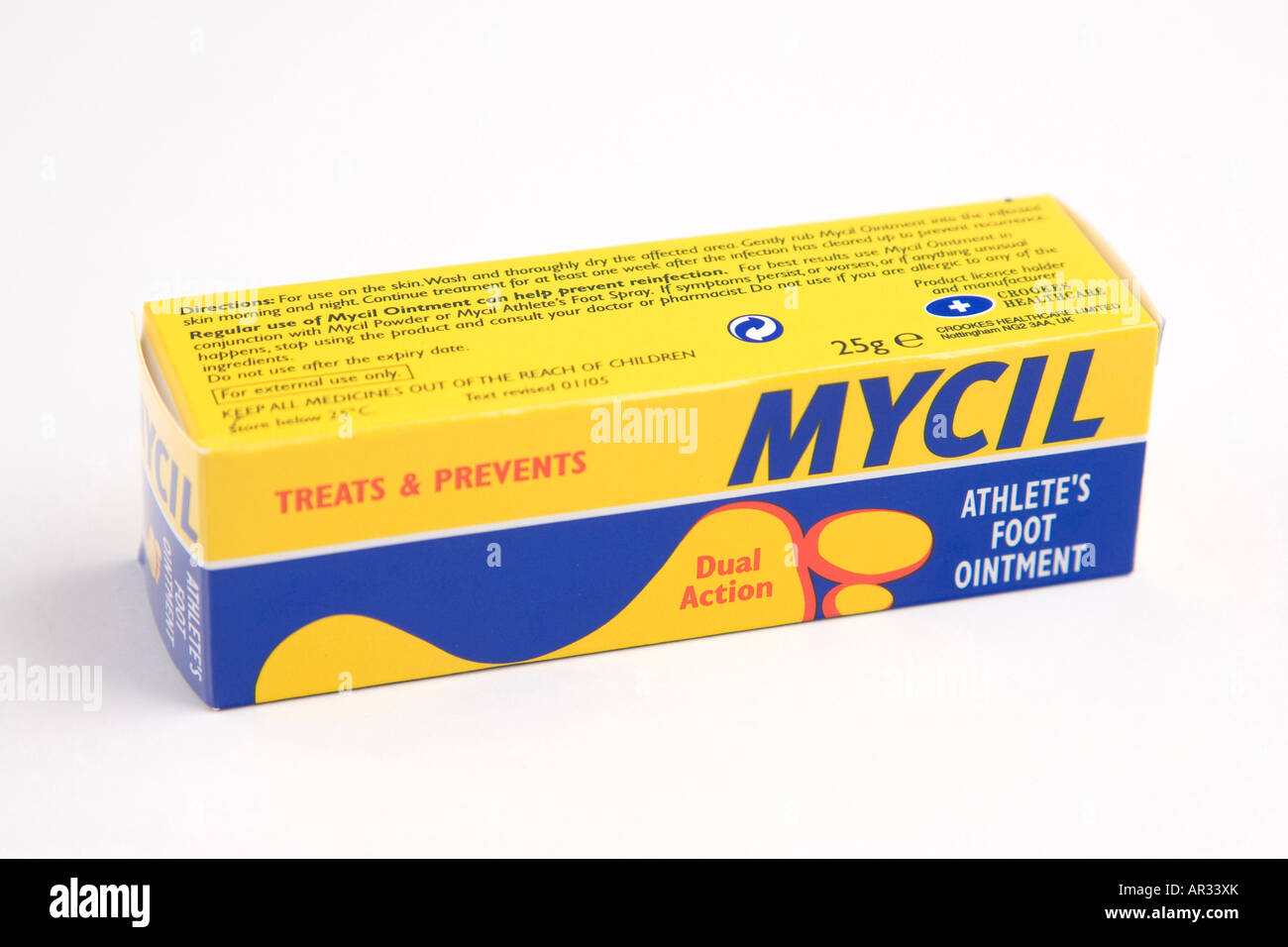 Mycil ointment treatment for athletes foot Stock Photo - Alamy