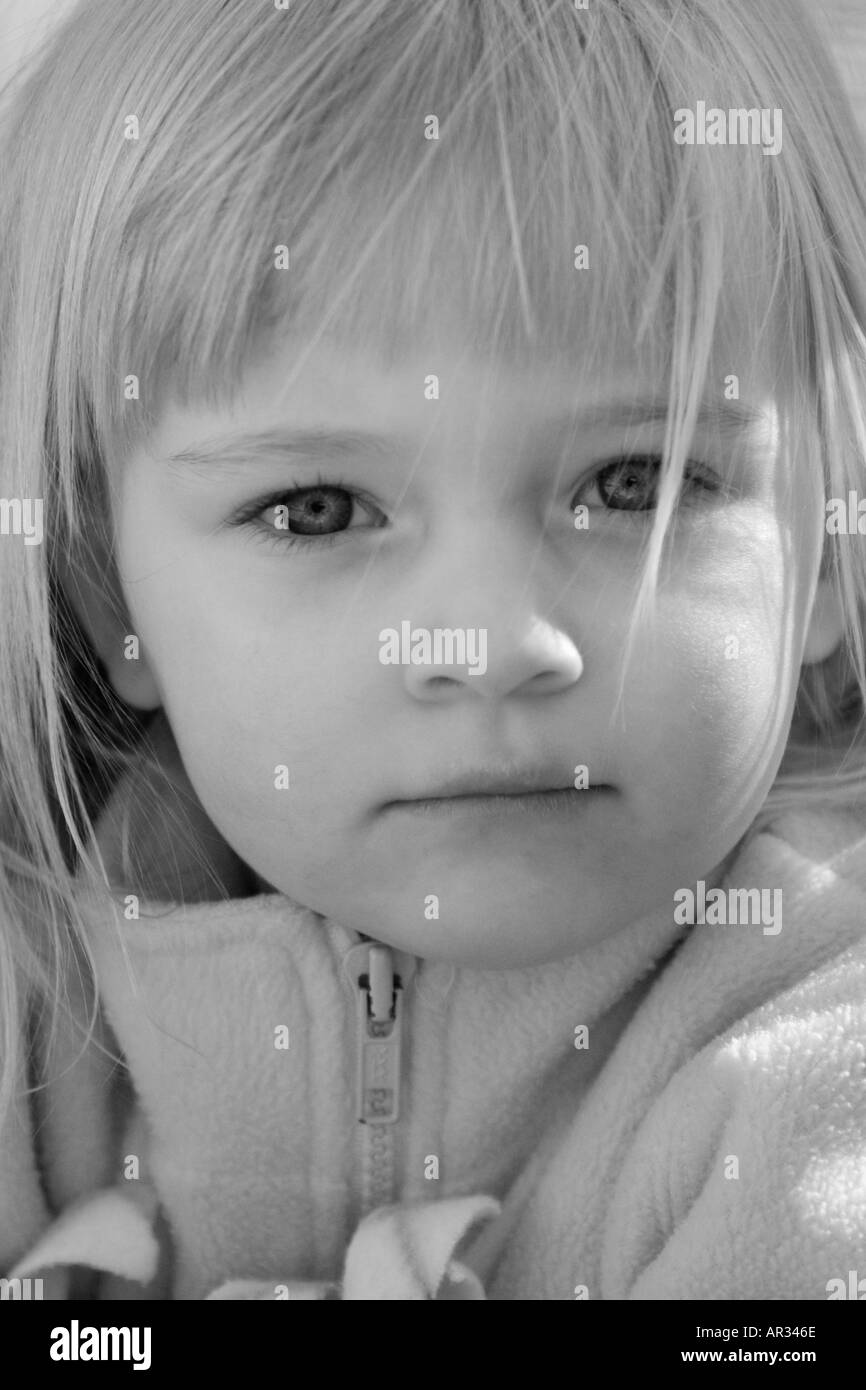 blonde girl age 3 Stock Photo - Alamy