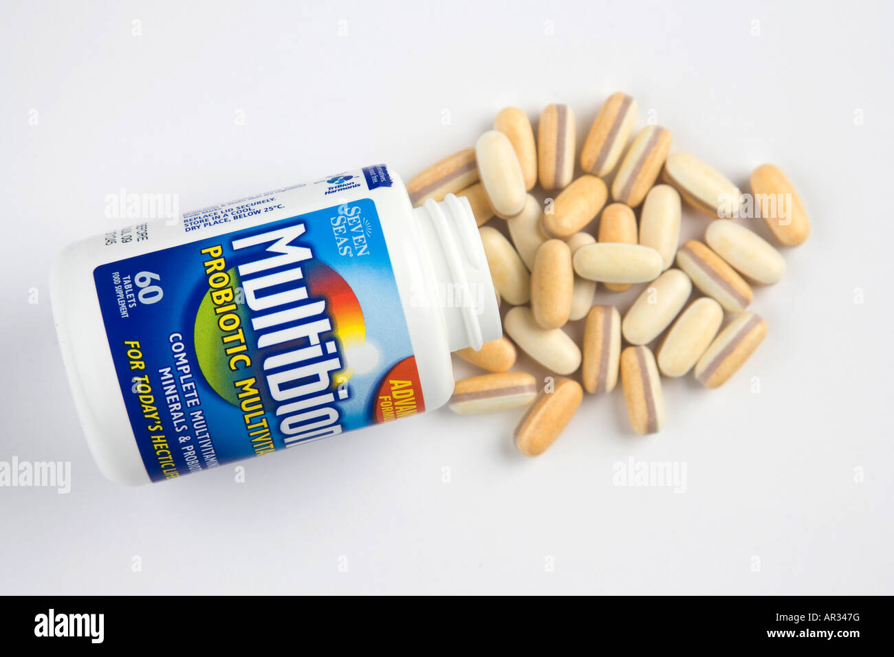 Multibionta probiotic multivitamin pills Stock Photo - Alamy