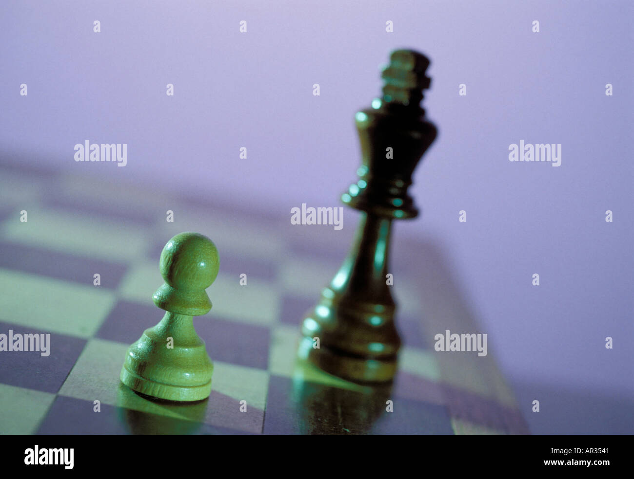 Chess Point attacks king Stock Photo - Alamy