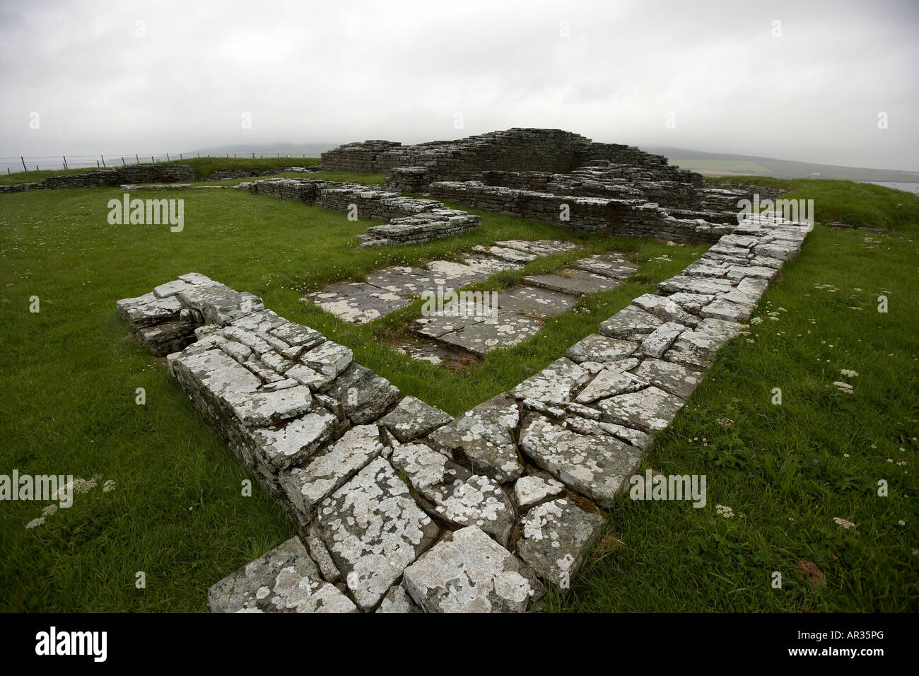 Cobbie Row s or Cubbie Roo s Castle Wyre Orkney Scotland UK Stock Photo ...