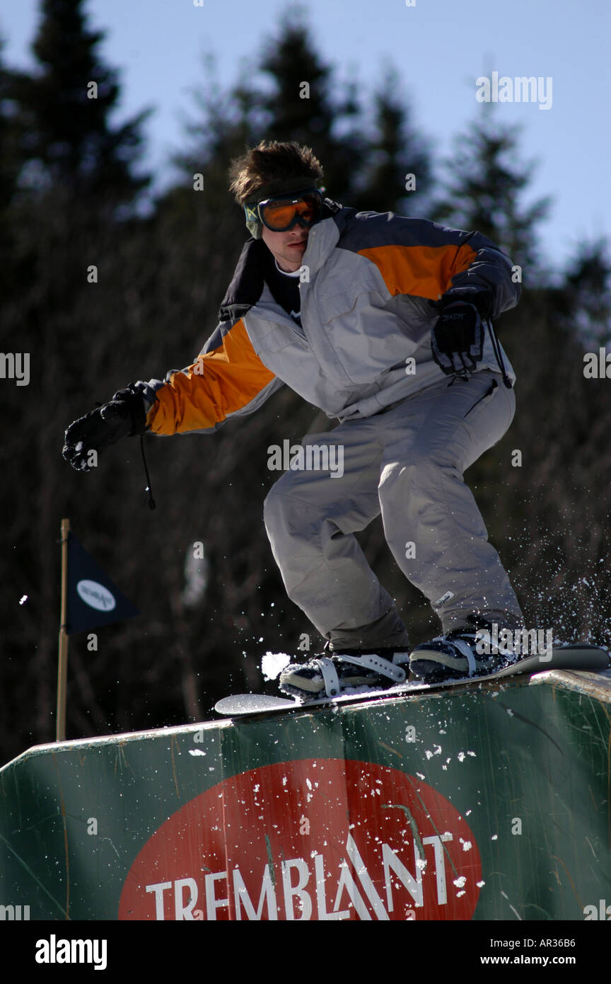 Mont tremblant quebec snow hi-res stock photography and images - Alamy