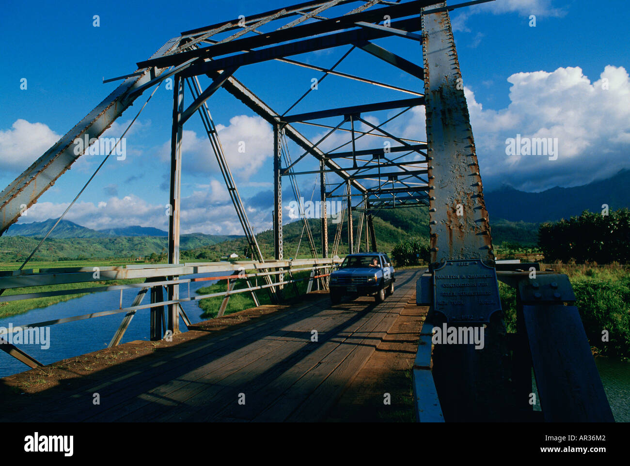 Hanalei Bridge Kauai Hawaii Stock Photo - Alamy
