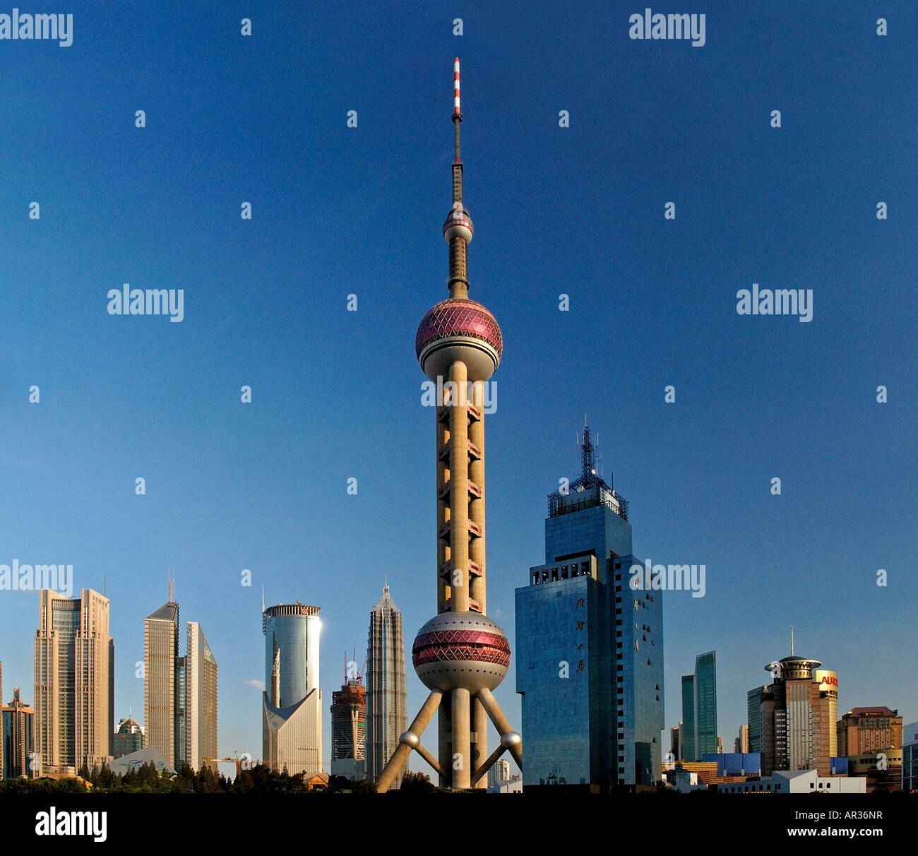 Modern Buildings at Shanghai Pudong Area China Stock Photo - Alamy