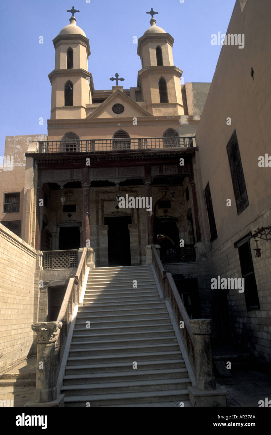 Al-Muallaka , "The Hanging Church" located in the Coptic quarter of ...
