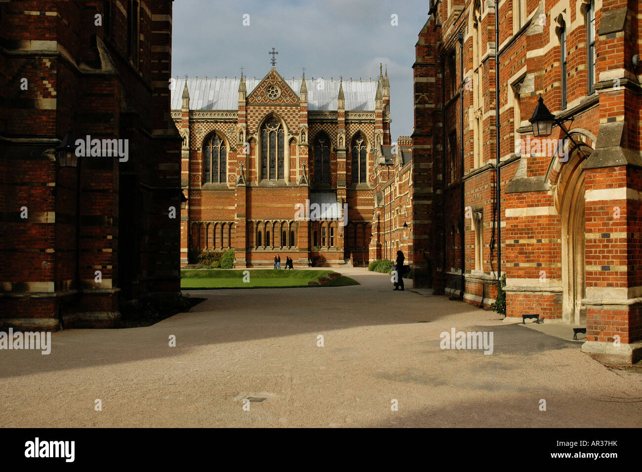 keble college oxford - chapel - by william butterfield Stock Photo - Alamy