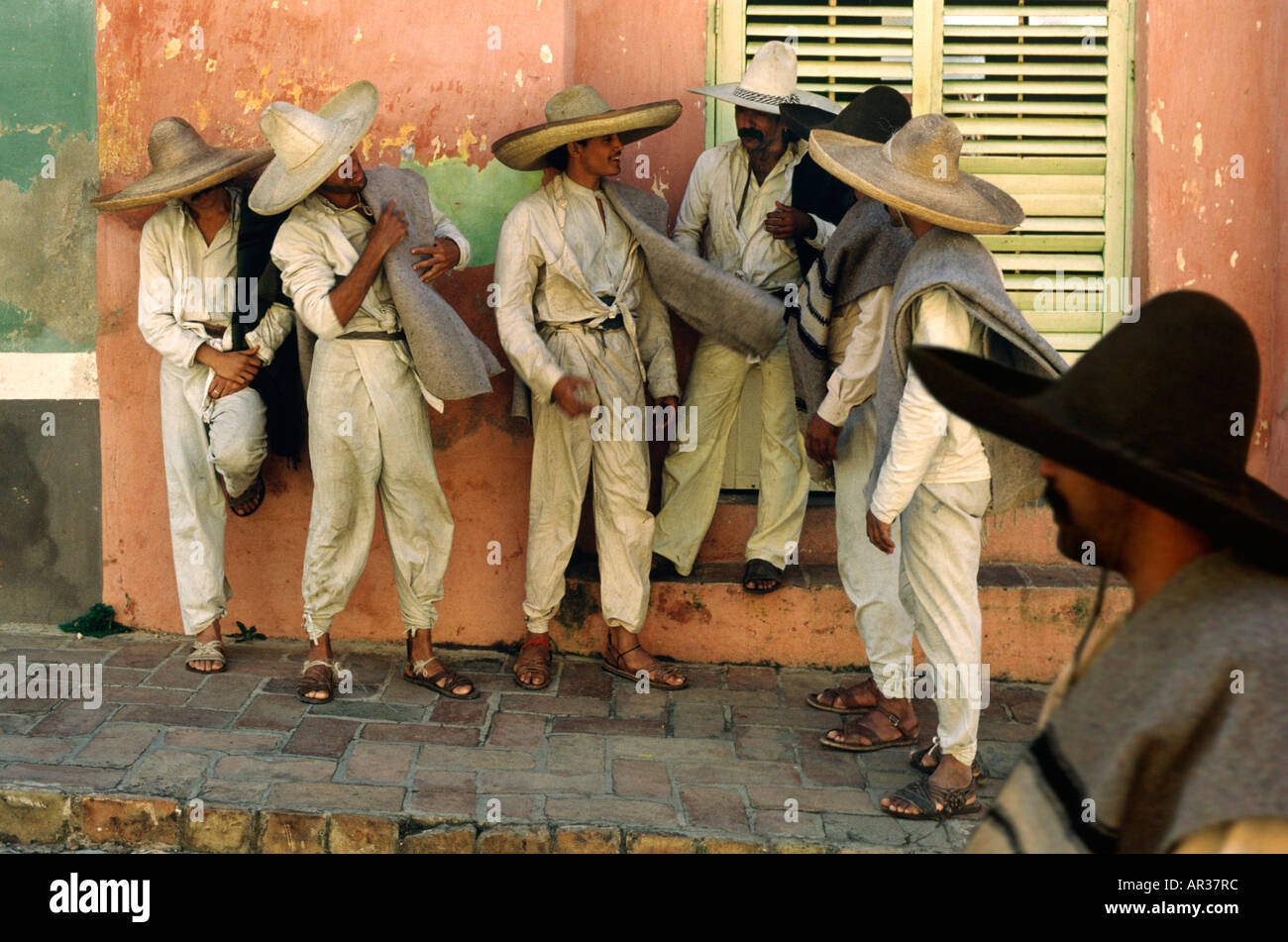 Village street, El Palmito, Mexico Central America Stock Photo - Alamy