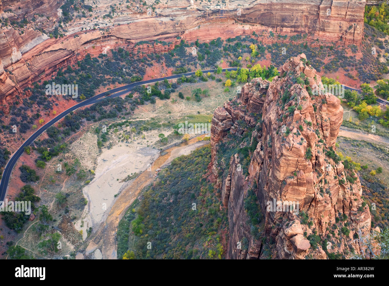 View from Angels Landing Zion National Park Utah Stock Photo - Alamy