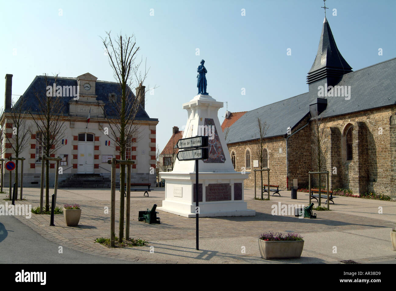 Wissant a Coastal Town in Northern France Europe EU Town Square World ...